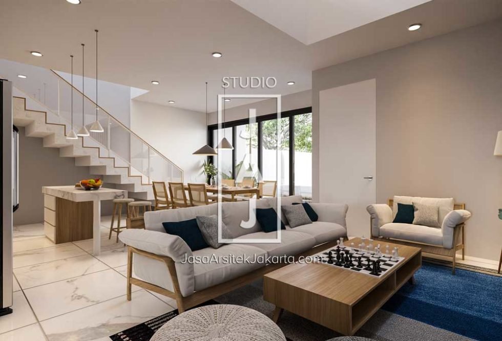Desain Rumah 2 Lantai yang memaksimalkan fungsi loteng milik Bapak BG ...